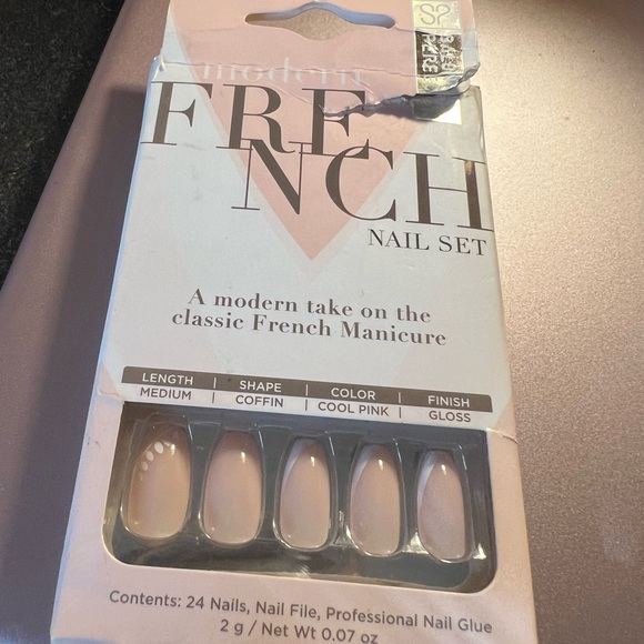 Makeup | Salon Perfect Modern French Nail Set With Dots | Poshmark